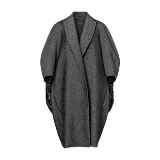 Max Mara Single-Breasted Coats - - Coats - Damen - Grau - S