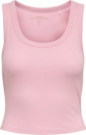 Only Only, Femme, Tops, Rose, Taille: 38 FR D&eacute;bardeur &agrave; Col Rond Sans Manches
