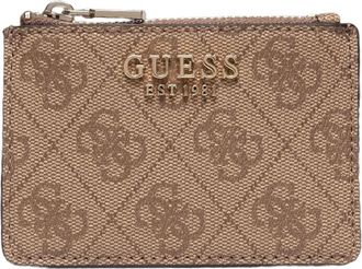 Guess Femme, Accessoires, Brun, Taille: ONE Size Laurel Credit Card Case