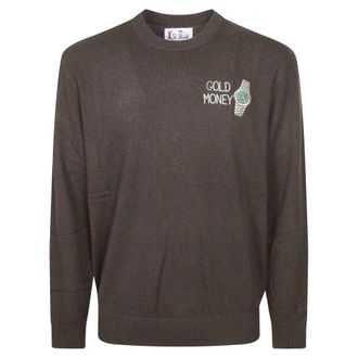 MC2 Saint Barth Heron Light Rundhals-Pullover - - Knitwear - Herren - Braun - L