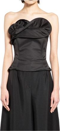 Magda Butrym Femme, Blouses et Chemises, Noir, Taille: 38 FR 01 Corset Top
