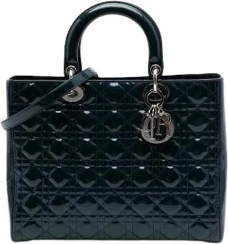 Dior Pre-owned Lady Dior - Femme - Pre-owned - Bleu - Taille: ONE Size