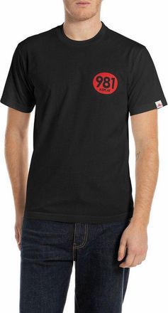 Replay T-Shirt mit 981-Print auf der Brust