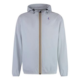 K-Way Le Vrai 3.0 Claude Kapuzenjacke aus Nylon - - Jackets - Herren - Grau - XL