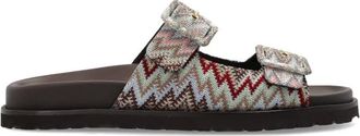 Missoni Femme, Chaussures, Multicolore, Taille: 38 EU Slides &agrave; motifs