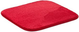 Gözze Premium Rutschfester Badteppich, RIO, 100% Microfaser, 50 x 45 cm - Rot