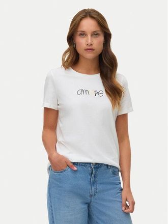 Vero Moda T-Shirt Ikami 10340181 Wei&szlig; Regular Fit