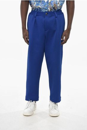 Marni 4-Taschen-Hose aus strukturiertem Stoff mit G&uuml;rtelschlaufen Gr&ouml;&szlig;e 44