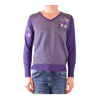 La Martina V-Ausschnitt Strickware - - Knitwear - Herren - Lila - S