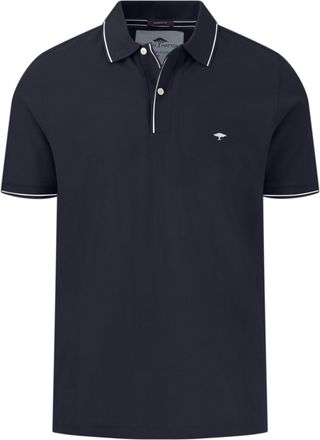 Fynch-Hatton Poloshirt aus Baumwolle mit dezentem Kragendetail Navy/L