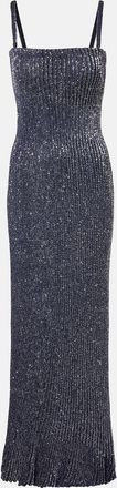 Alaia Ala&iuml;a Robe mit Pailletten
