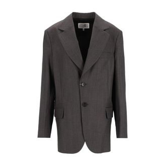 Maison Margiela Einknopf-Sakko - - Jackets - Damen - Grau - M