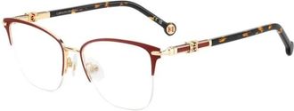 Carolina Herrera Femme, Accessoires, Rouge, Taille: 52 MM Eyeglasses