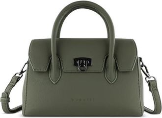 Bugatti Iria petit sac à main pour femme en similicuir, élégant sac à bandoulière, olive