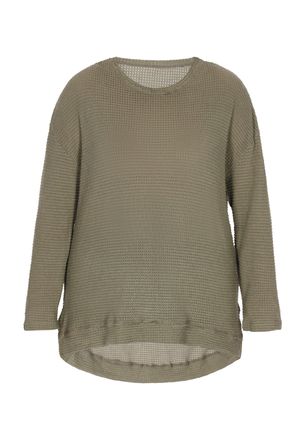 Usha Bluse in gro&szlig;en Gr&ouml;&szlig;en Frauen Moosgr&uuml;n