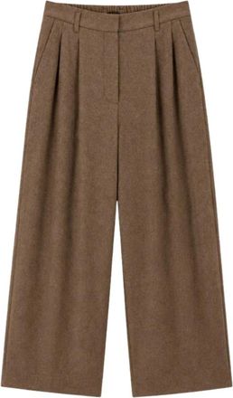 Zenggi Weiche Flanell Jade Elastikhose - - Trousers - Damen - Grau - S