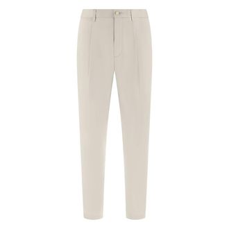 Boggi Milano Homme, Pantalons, Beige, Taille: 3XL Pantalon en coton