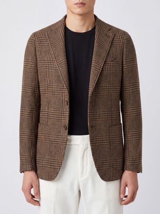 Tagliatore Blazer droit 100% cachemire &agrave; motif Prince de Galles