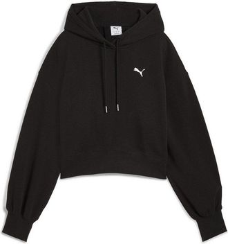 Puma Hoodie WARDROBE ESS Kurzer Relaxed Fit Hoodie Damen