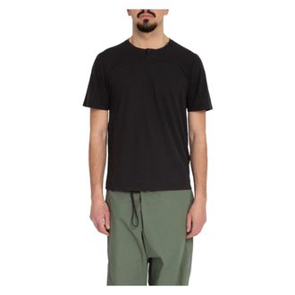 Transit Par-Such Homme, Tops, Noir, Taille: S Tee Henley en Coton