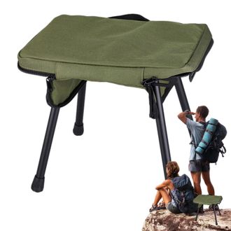 Generico Tragbarer Hocker, belastbar mit 80 kg, Leichter Outdoor-Stuhl, Campinghocker, zusammenklappbar und tragbar, f&uuml;r Garten, Wandern, Rucksackreisen, Pickn