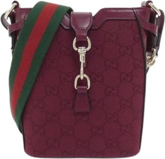 Gucci Sac bandouli&egrave;re en toile GG Pre-owned - Femme - Pre-owned - Rouge - Taille: ONE Size