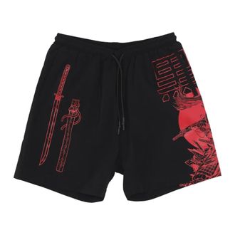 Dolly Noire Musashi Outline Badehose Schwarz/Multi - - Swimwear - Herren - Schwarzk - XL
