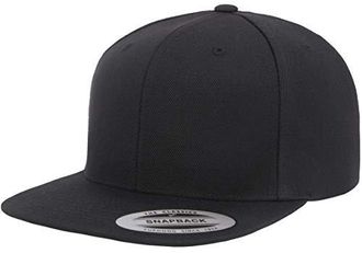 Flexfit Premium Classic-Woolblend Snapback (6-Panel) (Black)