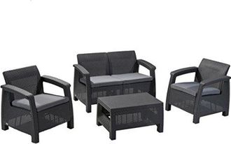 Keter Lounge Set Corfu, grau