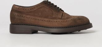 Doucal's Wildleder-Derby-Schuhe mit Schwalbenschwanz-Brogue-Muster
