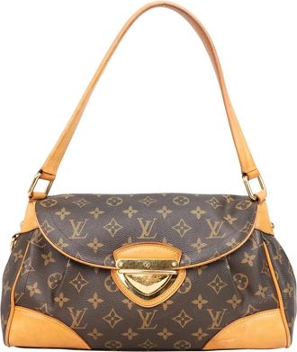 Louis Vuitton Crossbody Bags - Louis Vuitton Canvas Monogram Beverly MM Shoulder - Gr. unisize - in Braun - f&uuml;r Damen