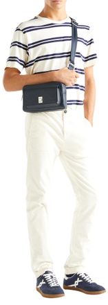 Benetton Herren Pantalone 43B8UF03I Hose, Bianco Panna 0R2, 38