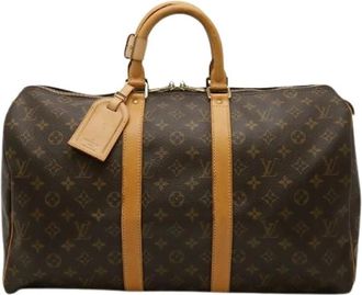 Louis Vuitton unisex, Pre-owned, Brun, Taille: ONE Size Sac Week-end Vintage en Toile Pre-owned