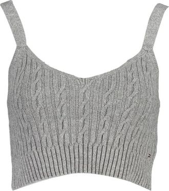 Tommy Hilfiger Femme, Tops, Gris, Taille: 36 FR Top à Bretelles