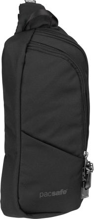Pacsafe Vibe 150 Cross-Body, Diebstahlschutz, f&uuml;r Damen und Herren, 210D Nylon Ripstop, Diebstahlschutz-Umh&auml;ngetasche, jet black, one size