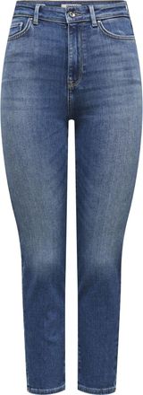 Only Female Straight-Fit Jeans ONLEMILY Hohe Taille Gerade geschnitten Jeans