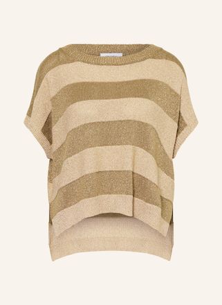 Darling Harbour Darling Harbour Strickshirt Mit Glitzergarn beige