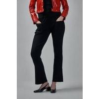 Courr&egrave;ges 2-Pocket Rib Knit Pants