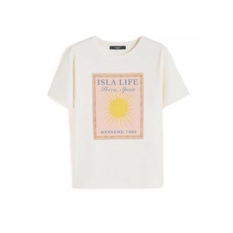 Max Mara Femme, Tops, Blanc, Taille: 38 FR Wkdpantera T-shirt