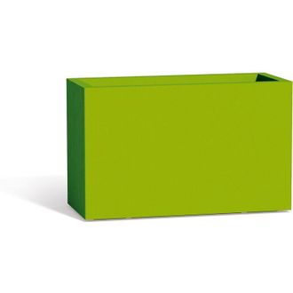Monacis Monacis - Jardini&egrave;re pot de fleurs rectangulaire en r&eacute;sine 80X35 cm mod. Flowerpot vert