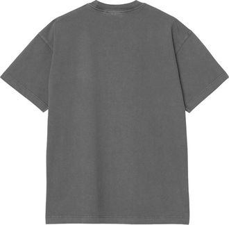 Carhartt Work in Progress Logo-Patch Cotton T-Shirt - Gray