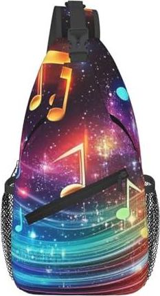 Generic Vibrant Note Sac &agrave; bandouli&egrave;re Sac &agrave; dos de voyage pour homme Sac &agrave; dos de randonn&eacute;e Sac &agrave; dos de randonn&eacute;e