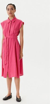 Benetton United Colors Of Benetton Sommerkleid 4AGHDV0B1 Rosa Regular Fit
