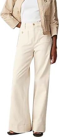 Generic Jean bleu clair &agrave; jambe large pour femme, coupe &eacute;vas&eacute;e taille haute, pantalon ample dinspiration vintage, jean style urbain Y2K, jean d&eacute;contract&eacute; pour