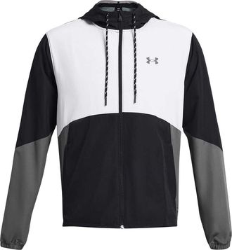 Under Armour Legacy Windjacke f&uuml;r Herren, mit Kapuze (Schwarz)