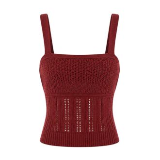 Max Mara Damen, Oberteile, Rot, MGr&ouml;&szlig;e