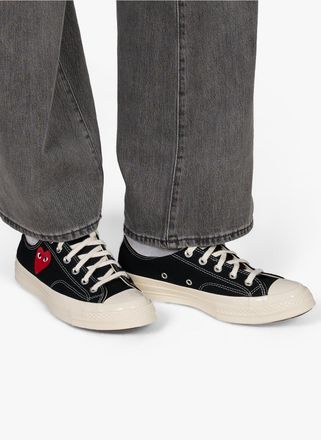 Comme Des Gar&ccedil;ons Baskets Chuck All Stars Single Heart en coton