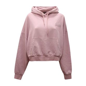 Napapijri Femme, Sweatshirts et sweats &agrave; capuche, Rose, Taille: 42 FR B-Morgex Wo Crop SweaT-shirt