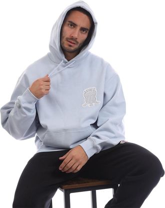 Avirex Jackson Kapuzenpullover f&uuml;r Herren, Polyester-Baumwollmischgewebe (Himmelblau)