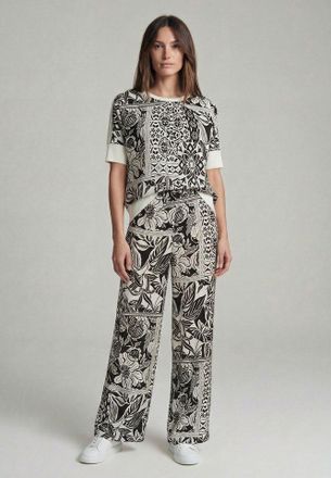 Marc Aurel Druckbluse mit Patchwork-Print